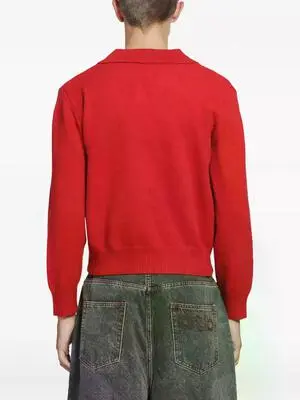 DAGGER Cropped Knit Sweater