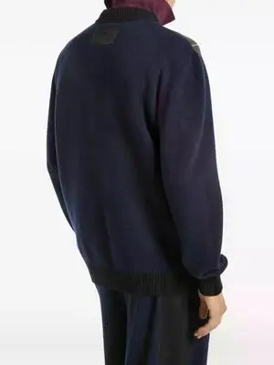 Balmain Merino-wool Jumper With Diamond Pattern