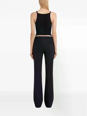 COURREGES Buckle-detail Rib-knit Top