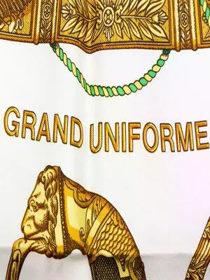 Hermès 1990-2000 Grand Uniforme Silk Scarf 90 Scarves