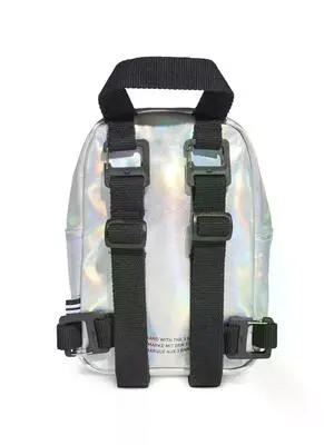 Adidas Iridescent-effect Logo-print Backpack