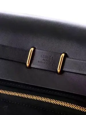Hermès Herbag Zip Toile And Leather 20 Shoulder Bag