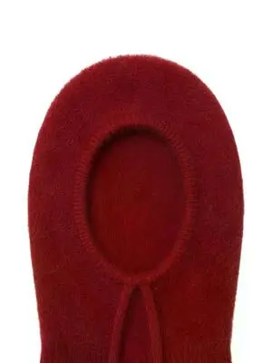 Chinti & Parker Brushed-knit Drawstring Balaclava