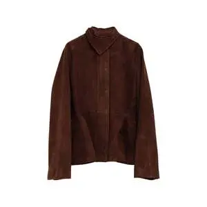 Alaïa Jackets Leather Jackets - Brown