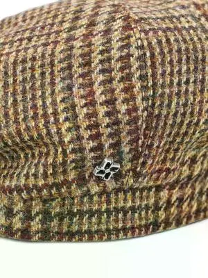 Tagliatore Check Virgin Wool Hat