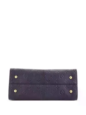 LOUIS VUITTON Sully Monogram Empreinte Leather Pm Tote Bag - Blue