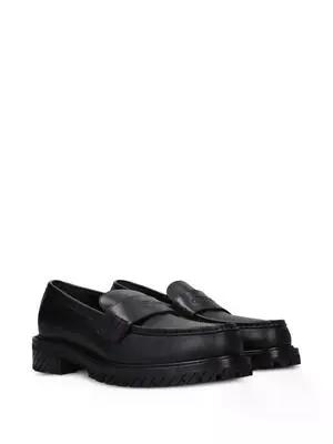Off-White Logo-debossed Loafers - Black