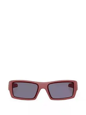 Oakley Gascan Rectangle-frame Sunglasses - Red