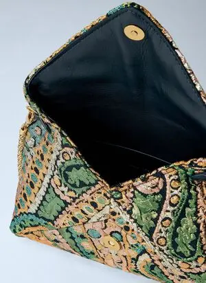 Dries Van Noten Embroidered Clutch Bag