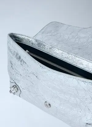 Balenciaga Le City Clutch - Silver