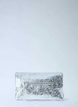 Balenciaga Le City Clutch - Silver