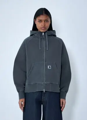 Carhartt Work In Progress Hooded Torion Zip-up Sweatshirt - Grey