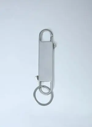 Rick Owens Stainless Steel Key Holder - Silver