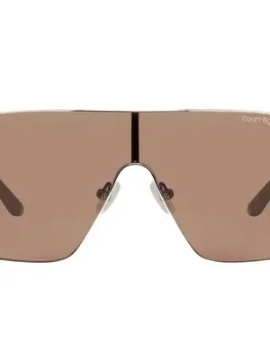 COURREGES 24 Aviator-frame Sunglasses