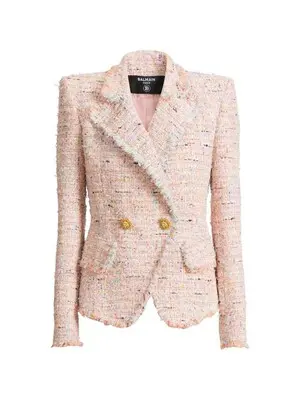 Balmain Two-button Tweed Jacket