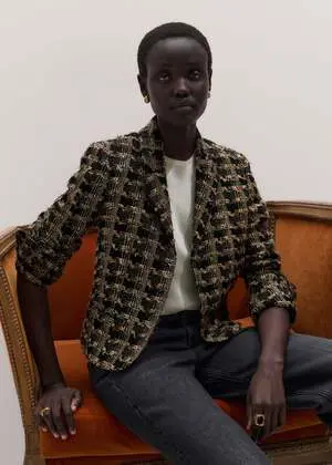 ME+EM Textured Evening Jacket