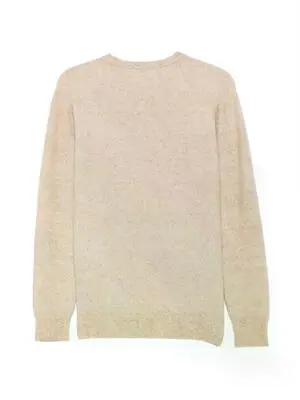 ROBERTO COLLINA Crew-neck Long-sleeve Sweater - Neutrals