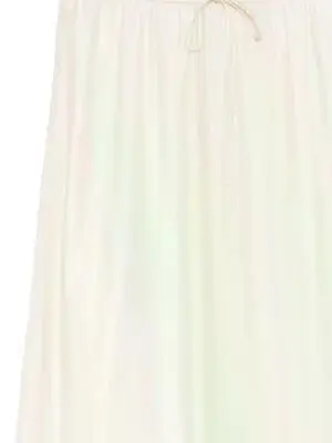 JAMES PERSE Silk Charmeuse Drawstring Skirt