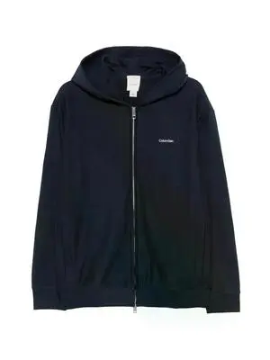 Calvin Klein Logo-print Zip-up Hoodie