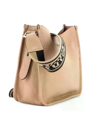 Prada Logo Strap Vitello Daino Medium Crossbody Bag