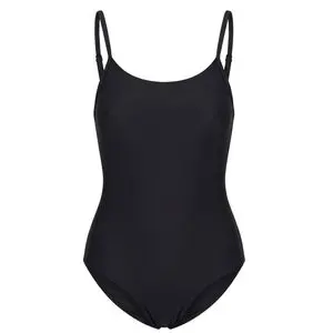 LIME RICKI SWIMWEAR Tank One-piece - Black