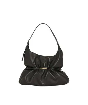 Balmain Sphynx Medium Lambskin Bag - Black