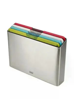 JOSEPH JOSEPH Stainless-steel Index Chopping Boards - Silver