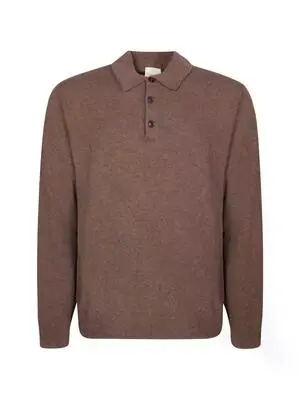 Paul Smith Button-up Polo Shirt - Brown