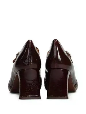 Chie Mihara Feva Patent-finish Panelled Pumps