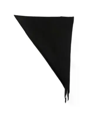 Extreme Cashmere Bandana Knit Scarf - Black