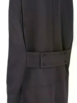 ENTIRE STUDIOS Belted-back Cape - Black