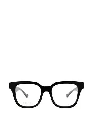 Gucci Double G Square-frame Glasses - Black