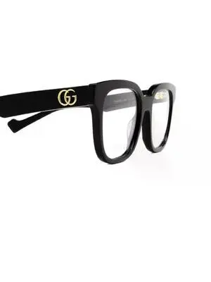 Gucci Double G Square-frame Glasses
