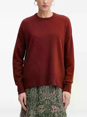 Sisley Drop-shoulder Crew-neck Sweater