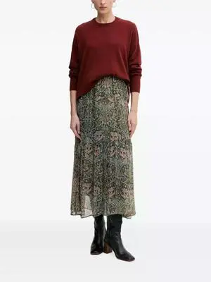 Sisley Drop-shoulder Crew-neck Sweater