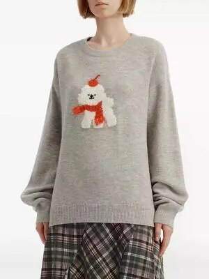 B+AB Graphic-patch Sweater