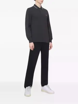 Fred Perry Twin Tipped Long-sleeve Polo Shirt