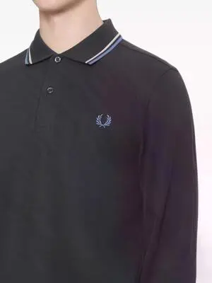 Fred Perry Twin Tipped Long-sleeve Polo Shirt