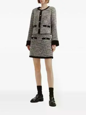 B+AB Tweed-effect Jacket And Skirt Set