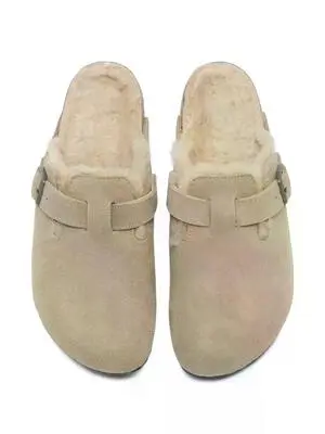 BIRKENSTOCK Boston Shearling-lined Flat Mules