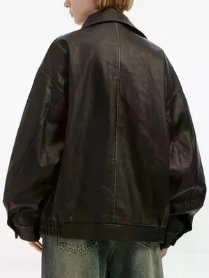 B+AB Faded-effect Zip-up Jacket