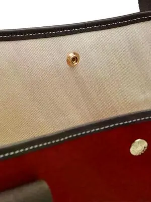 Rue De Verneuil Leather-trim Pocket Tote Bag