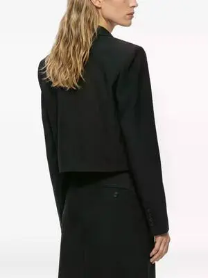 Karl Lagerfeld Cropped Double-breasted Blazer