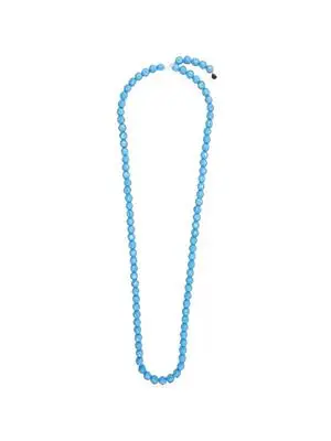 JIL SANDER Ancestor Moon Beaded Necklace - Blue