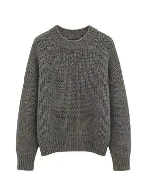 ROBERTO COLLINA Chunky-knit Drop-shoulder Sweater