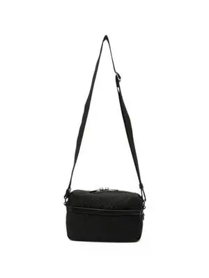 Kenzo Monogram-pattern Messenger Bag - Black