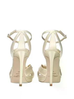 JIMMY CHOO Rosie Knot-detail Platform Sandals