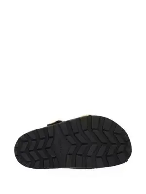 JIL SANDER Buckle-fastening Raffia Sandals