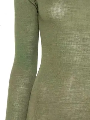 Auralee Ribbed-knit Long-sleeve Sweater