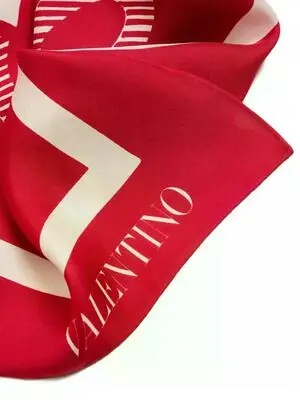Valentino Garavani Le Fou De L'archive Silk Scarf